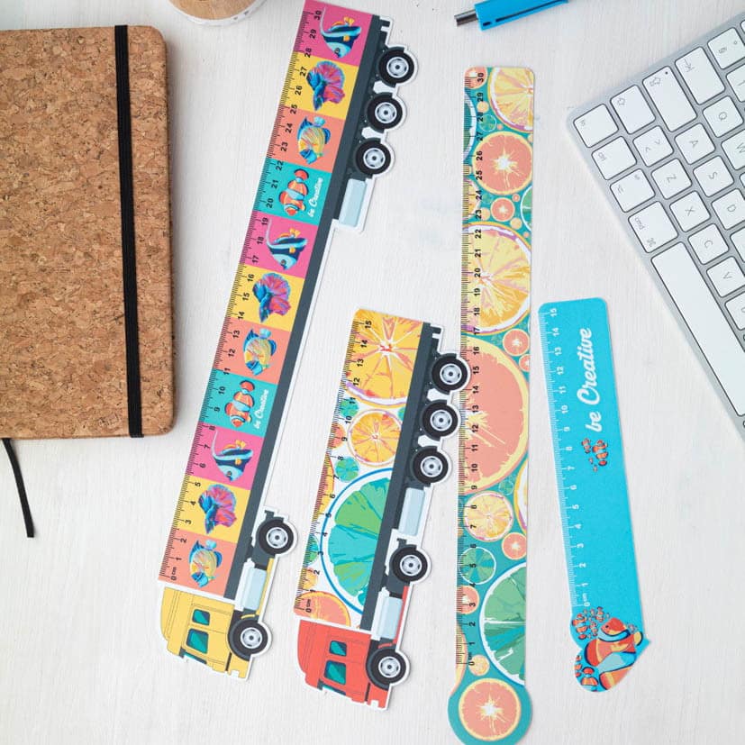 Righello in plastica 15 cm Casmalia col tuo logo - Gadget Personalizzati