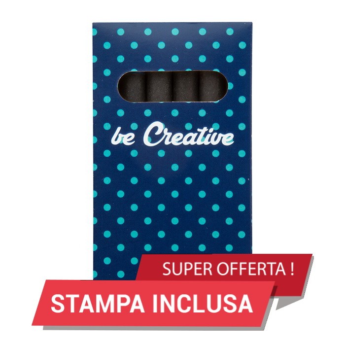 Set 6 pastelli Tuleta col tuo logo - Gadget Personalizzati